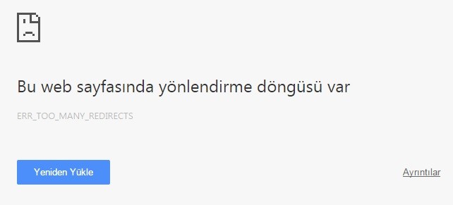 ERR_TOO_MANY_REDIRECTS Hatası Nasıl Çözülür? – Webdunya ERR_TOO_MANY_REDIRECTS Hatası Nasıl Çözülür? – Webdunya